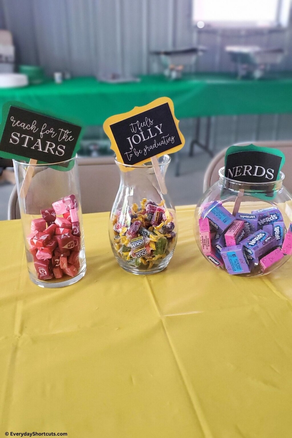 DIY Graduation Candy Buffet - Everyday Shortcuts