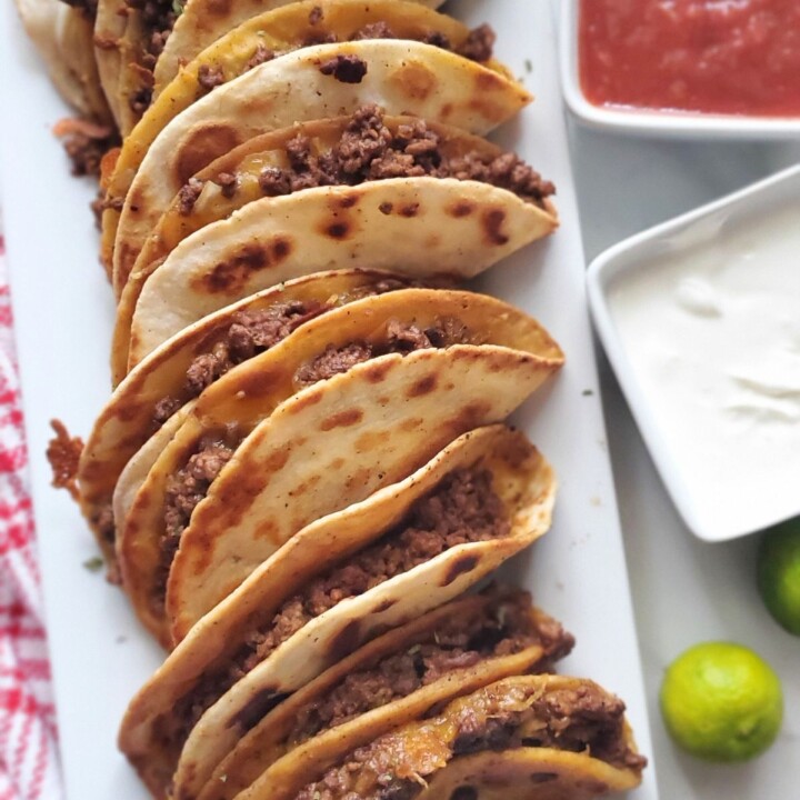 Cheesy Beef Tacos - Everyday Shortcuts