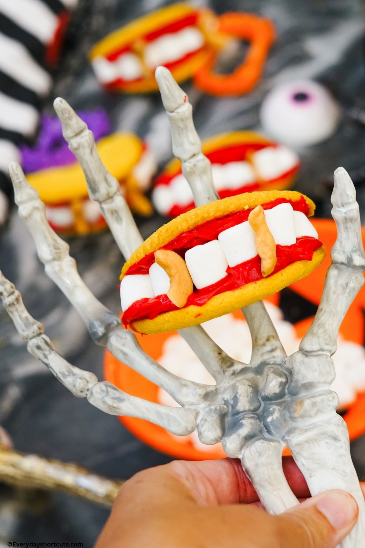 Vampire Teeth Cookies - Everyday Shortcuts