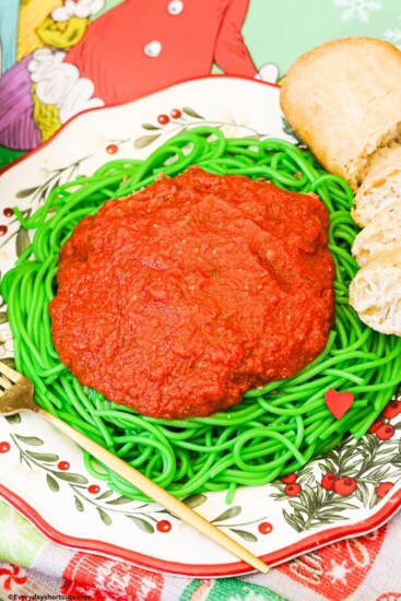 Grinch Spaghetti - Everyday Shortcuts