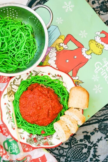 Grinch Spaghetti - Everyday Shortcuts