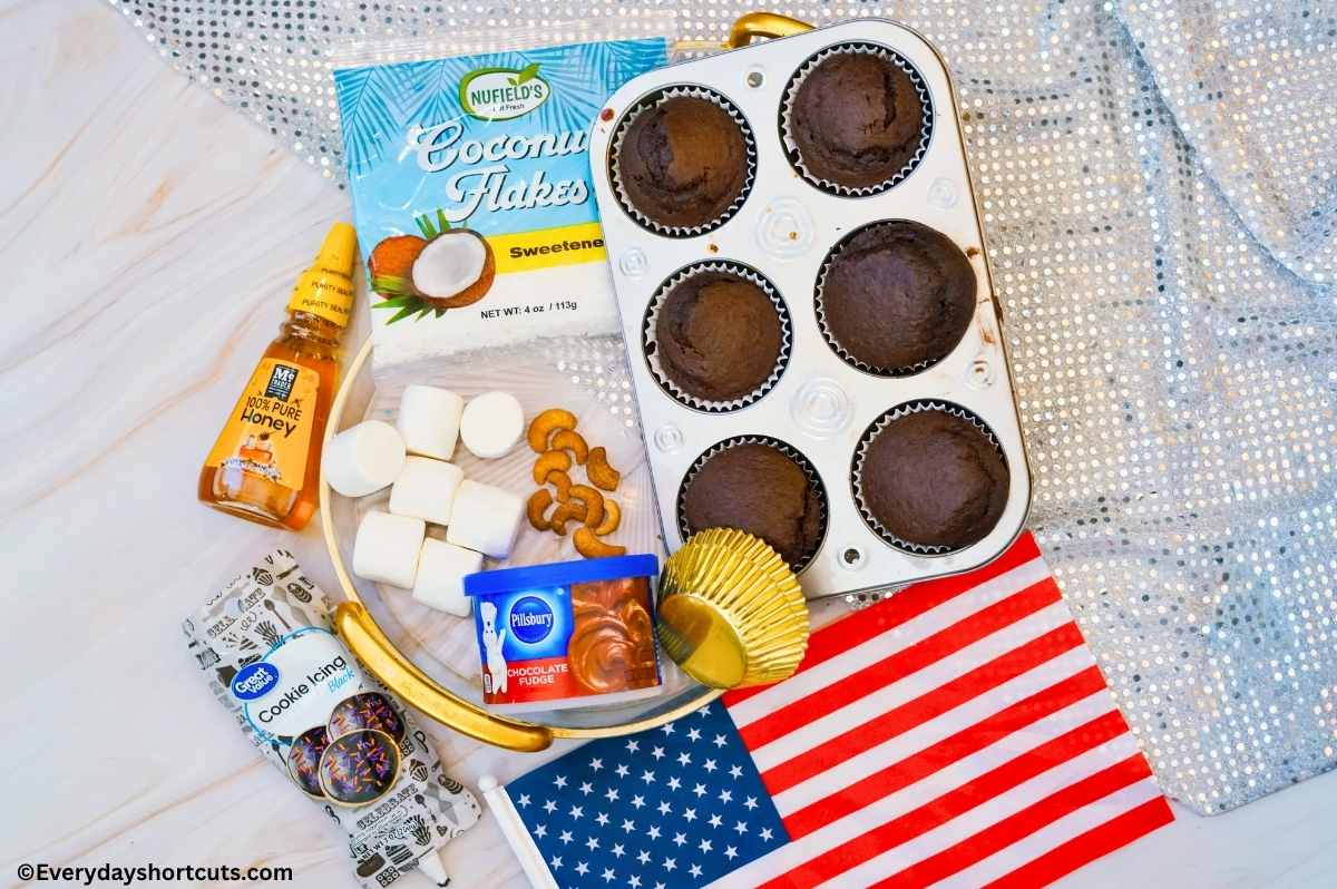 Bald Eagle Cupcakes - Everyday Shortcuts